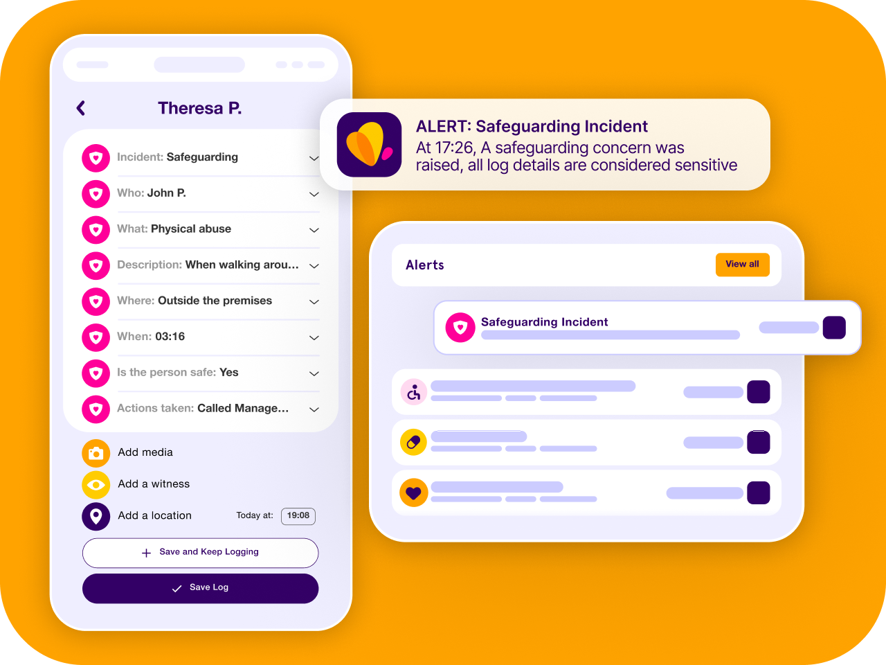 Safeguarding for Incidents | Log my Care